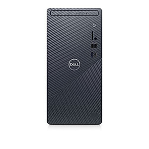 Dell Inspiron 3910 Desktop Computer Tower - 12th Gen Intel Core i5-12400, 16GB DDR4 RAM, 256GB SSD + 1TB HDD, Intel UHD Graphics 730, WiFi 6, HDMI, Bluetooth, USB-C, Windows 11 Home - Blue