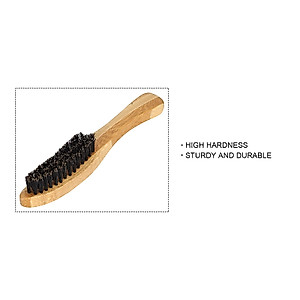 Beard and Moustache Brush,Beard Grooming Brushfor Men,Facial Hair Comb with Handle Straightens and Promotes