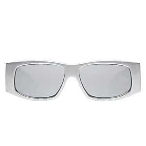 Balenciaga BB 0100S LED FRAME LIMITED EDITION Silver/Silver 56/15/150 unisex Sunglasses