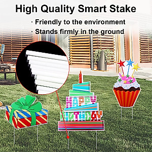 15PCS Blank Yard Signs 13" x17" - Garden Lawn Sign with Stakes - Waterproof DIY Poster Board Signs for Rent, Garage Sales, Open Houses, Guidepost, Birthday and Graduation Decorations-13in x 17in