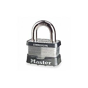 Master Lock 5KA A451 Number-5 Laminated Padlock, 2"