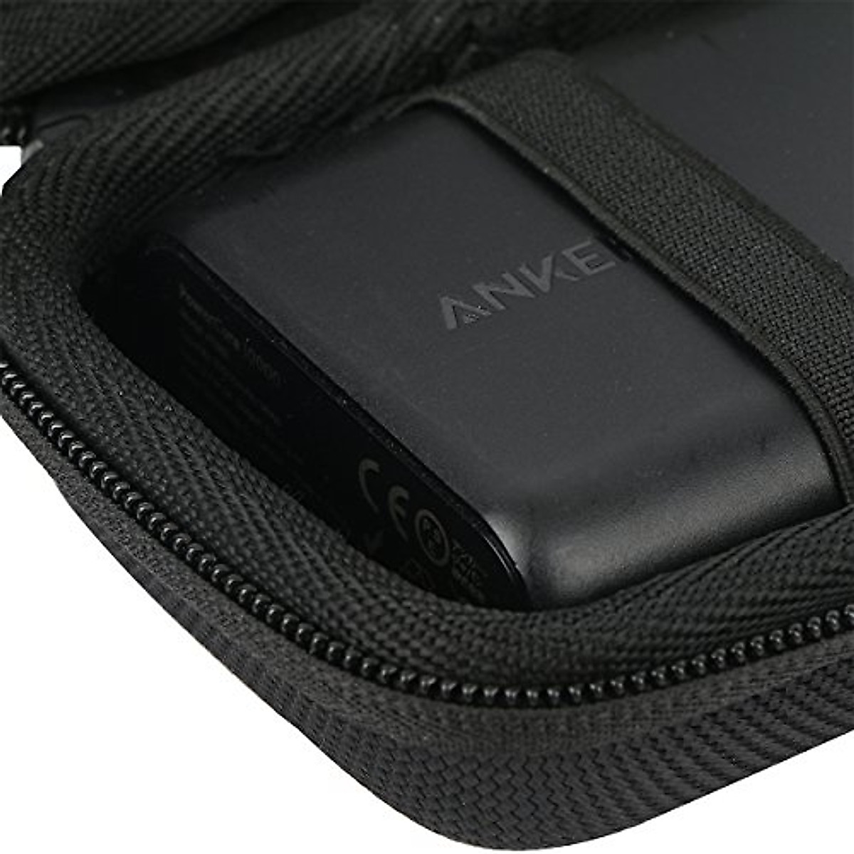 khanka Hard Travel Case Replacement for Anker PowerCore 13000 13000mAh 10400 Portable 2-Port Ultra Power Bank (Black)