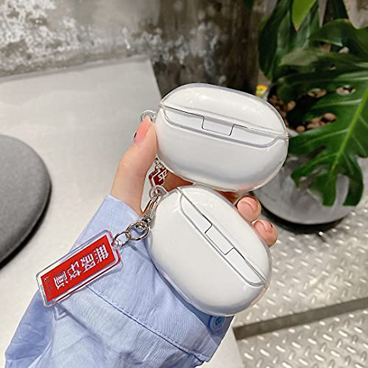 3D Cool Infinite Good Luck Case ​with Pendant Keychain for Women Girls Men Boys for Beats Studio Buds 2021 Case Cover Accessories Silicone Skin