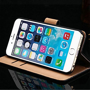 HGJTF Wallet Case for Motorola ThinkPhone with Screen Protector, 360° Anti-Drop Protection [Bracket and Credit Card Holder] Flip Leather Phone Case for Motorola ThinkPhone (6.6") - RosRed