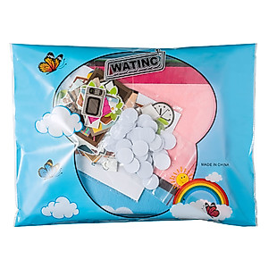 WATINC 98Pcs Build My House Felt Story Board Set 3.5Ft Preschool Family Theme Early Learning Interactive Play Kit Wall Hanging Gift for Toddlers Kids