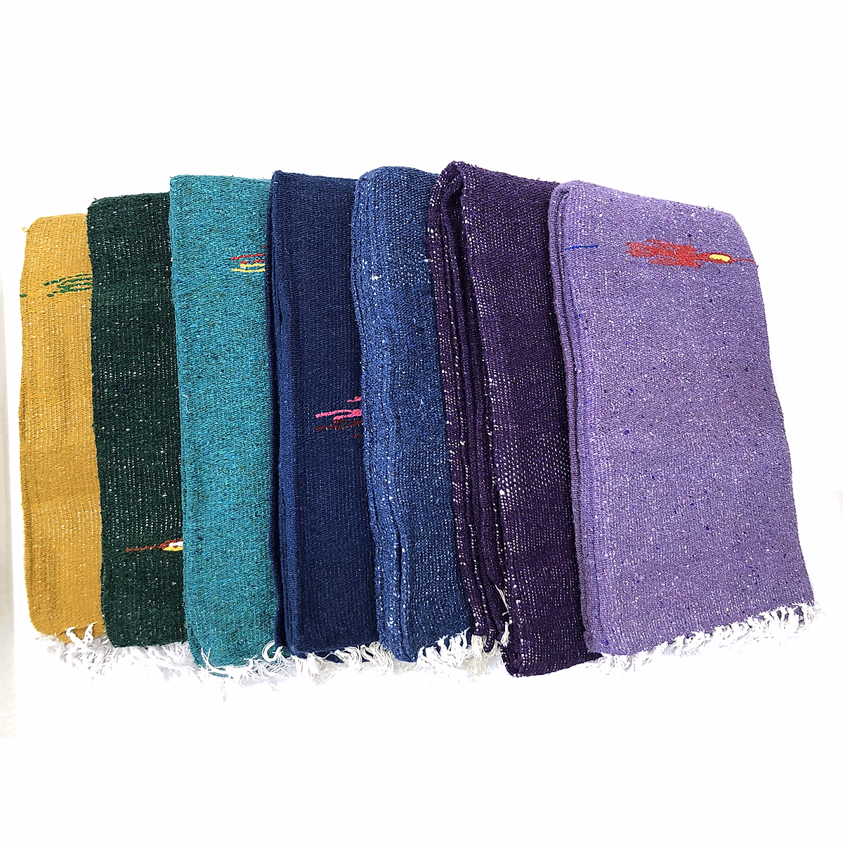 6 Thunderbird Meditation Blanket Wholesale Resale Mexico Throw Yoga Mat Accessory Mexican Weaving Lot000008