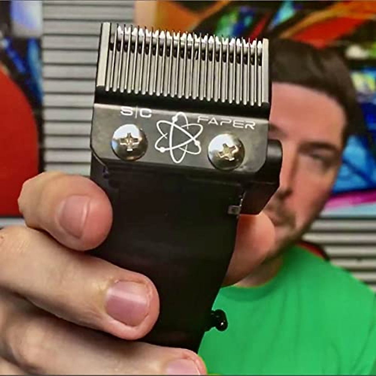 StyleCraft Replacement Fixed Black Diamond Carbon DLC Faper Hair Clipper Blade