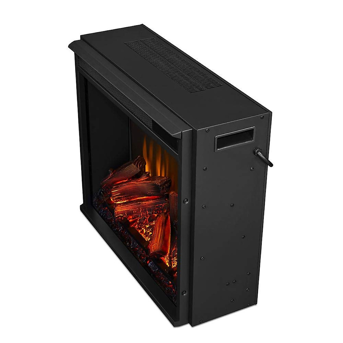 Real Flame Vivid Flame Electric Firebox, Black