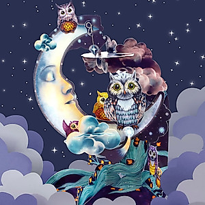 Santoro Pendulum, 3D Pop Up Greeting Card - Owls - Birthday Card for Him, for Her, for Kids, Birthday