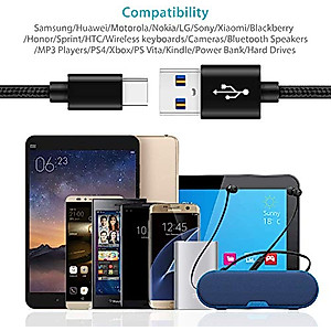 USB C Charger Cord 3FT 6FT 10FT Cable for Samsung Galaxy A14 A13 A53 5G S22 S21 S20 Plus Ultra FE A71 A21 A51/A32 A03S A50 A20 A11 A12,S10 S10E,Note 10 20,Pixel 4 4A XL,Fast Charging Charge Power Wire
