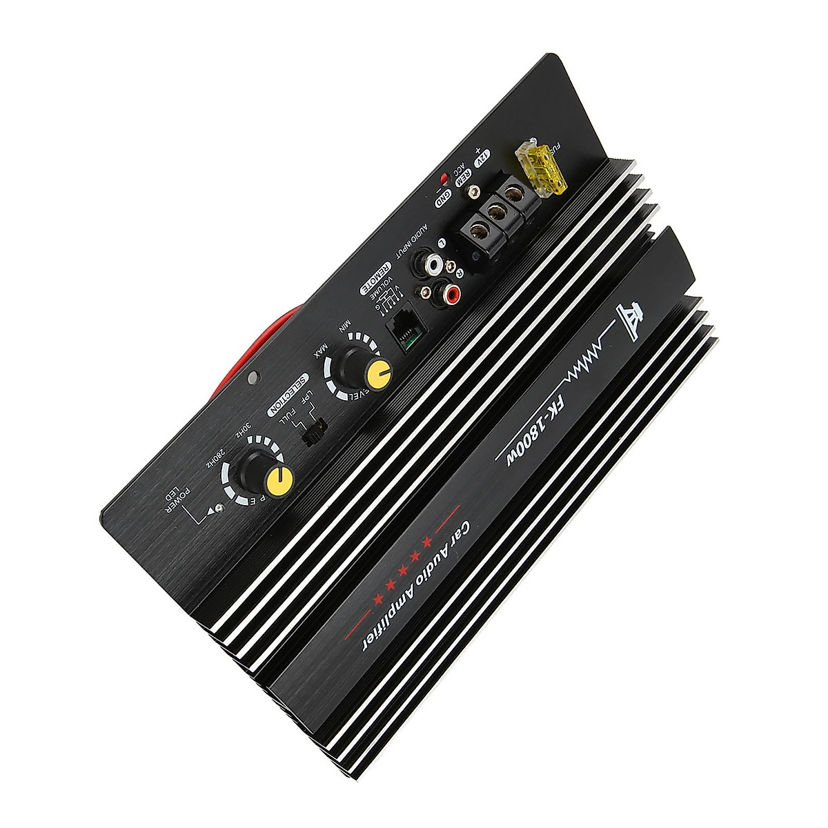Car Audio High Power Amplifier Board, 12V 1800W Powerful Bass Sub woofer Board Amp for Car Speaker Modification, DIY Module Automotive Stereo Amp Board