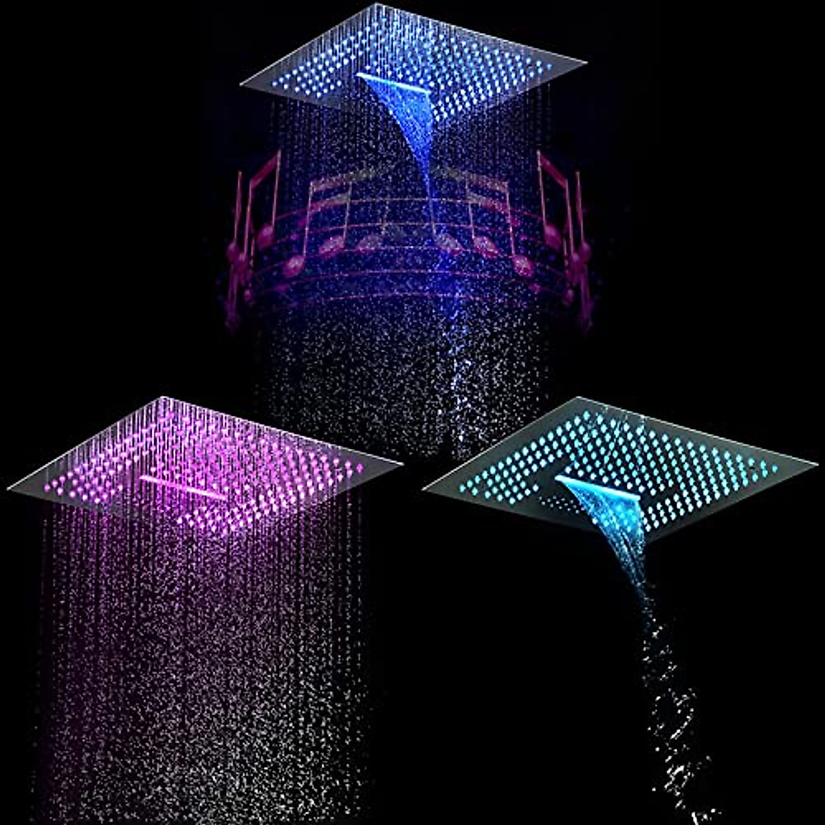 SYLKWOR Kitchen Faucet,Bathroom Faucet/Tap,Bathtub Faucet with Handheld Shower Bathtub Tap Brass Wall Mount Tub Faucet Single Handle Hot and Cold Water Bathroom Bathtub Mixer Tap Bathtub Filler Mixer/