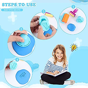 Oun Nana Playdough Tools 37 PCS Play Dough Tools Set for Kids, Playdough Accessories Various Shape Animal Molds, Playdough Cutters and Rollers(Random Color)