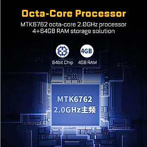 8 inch Rugged Tablet for Android 12, Octa Core Industrial Tablet with Waterproof Drop Proof Enclosure, 4GB RAM 64GB ROM, 8500mAh Battery, 2.4/5G WiFi, GPS,5/13MP Dual Camera, HD Touchscreen(US)