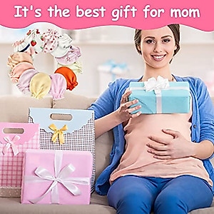 Geyoga Newborn Baby Mittens No Scratch Mittens Soft Elastic Infant Baby Gloves Mittens for 0-6 Months Baby(Lovely Style, 40 Pairs)