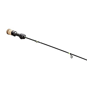 13 FISHING - Tickle Stick - Ice Fishing Rod - Gen 3 - 27" L (Light) - 1/16-1/8oz - PC2 Flat-Tip Blank - TS3-27L, Black