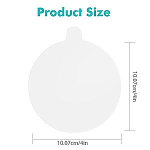 4.3 Inch Mosquito Glue Trap 24PCS, Sticky Mosquitoes Trap for Bug Zapper, Refill Pads for No See 'EMS Tiny Pest, Pest Safe Insect Control Fits Most Mosquito Lamp, Pet Safe