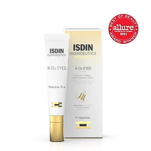 ISDIN K-Ox Under-Eye Brightening Cream for Puffiness and Dark Circles with Anti-Aging Benefits, Vitamin K and Hyaluronic Acid, visible results in 28 days of usage