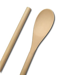 6 Piece Wooden Spoon Set - Healthy Non Stick Cooking Utensils for Mixing Stirring and Cooking Purposes