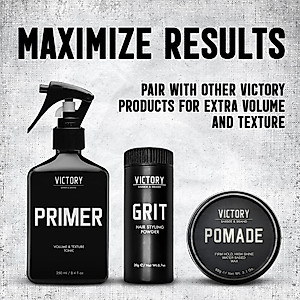 Sea Salt Thickening Spray for Men's Hair | PRIMER by Victory Barber & Brand | Made in the USA