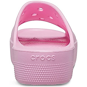 Crocs Women's Classic Slide | Platform Sandals, Flamingo, Numeric_7