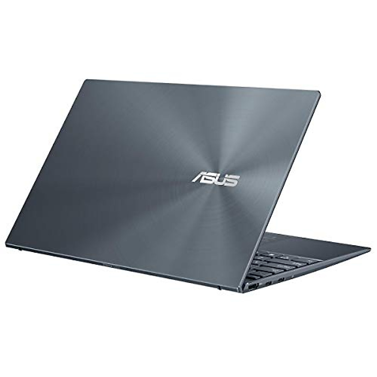 ASUS ZenBook 14 Ultra-Slim Laptop 14” Full HD NanoEdge Display, Intel Core i7-1165G7, 8GB RAM, 512GB PCIe SSD, NumberPad, Thunderbolt 4, Windows 10 Home, AI noise-cancellation, Pine Grey, UX425EA-EH71
