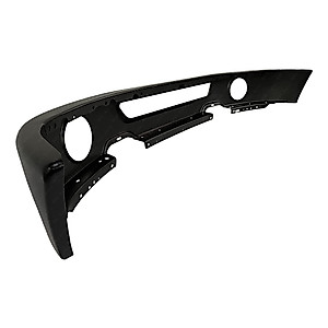 Crash Parts Plus Painted Black Steel Front Bumper for Ford F-150, Lincoln Mark LT - FO1002401