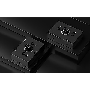 3.5mm Stereo Audio Switch Audio Switcher Passive Speaker Headphone Manual Selector Splitter Box Audio Sharing