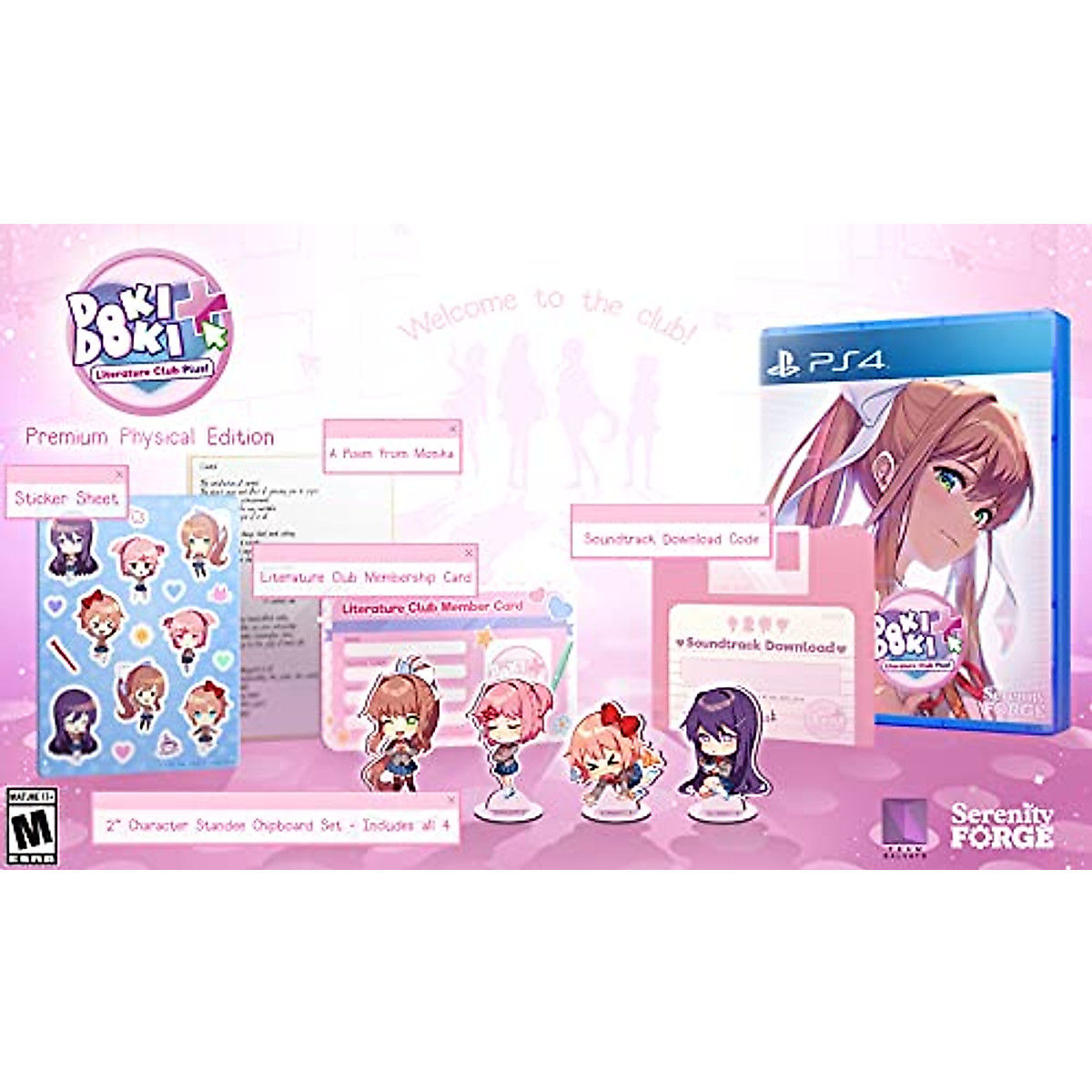 Doki Doki Literature Club Plus! Premium Physical Edition – PlayStation 4