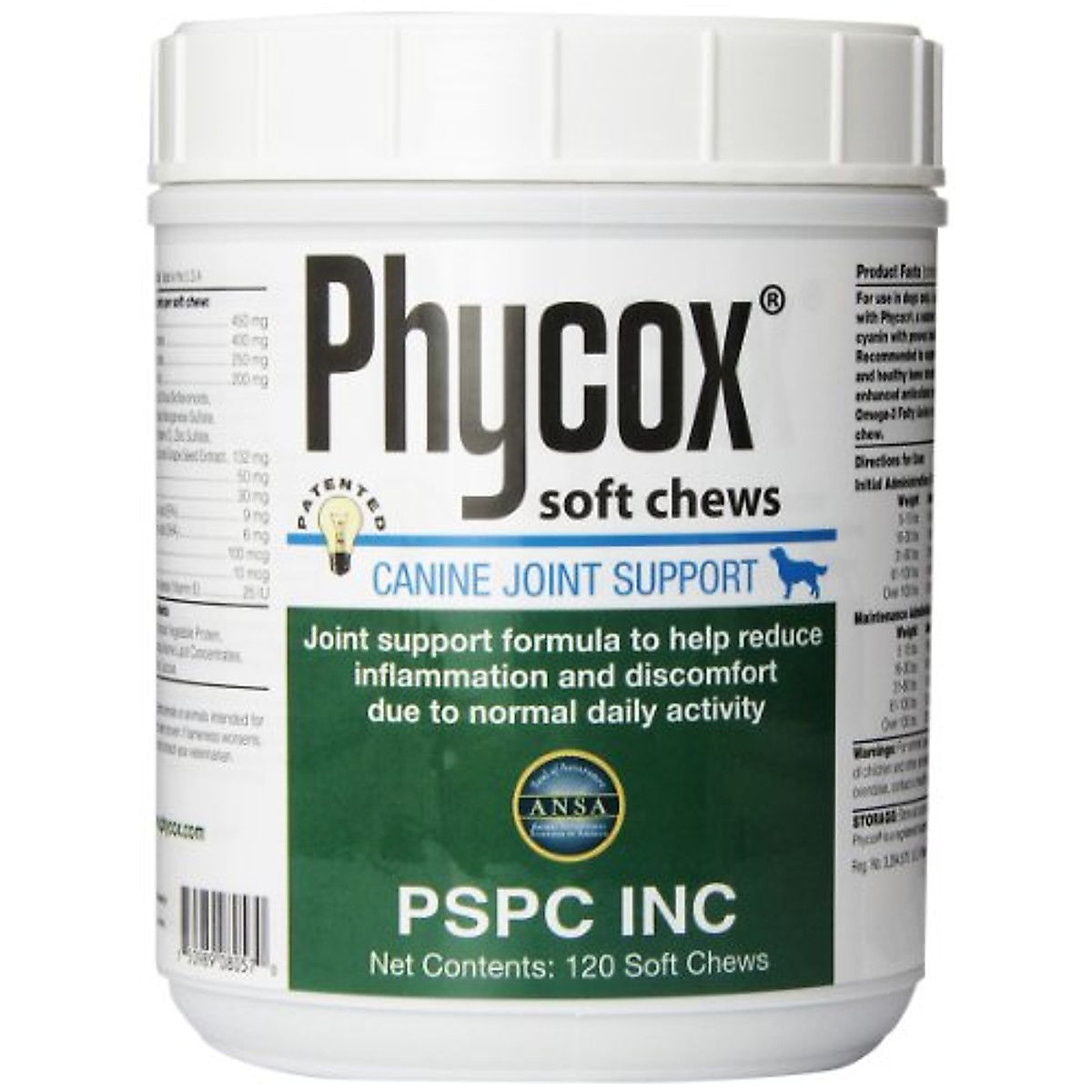 Phycox 120 Count Joint Support Soft Chew for Dogs 2 Pack (240 chews)