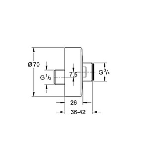 Grohe 12662000 S-Union, No Finish