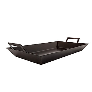 BBQ Hack Skillet Hack,Nonstick Carbon Steel Skillet,Stovetop,Oven,Grill, and Campfire Griddle, Stir Fry,Meats,Breakfast and More,The Perfect Camping Cookware Tool (12" Deep X 21" Wide Skillet Hack)