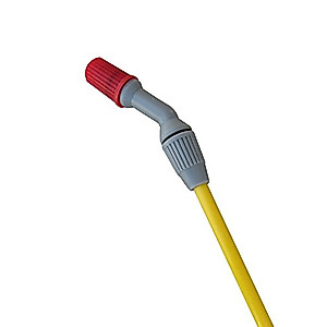 TABOR TOOLS 2.0 Gallon Lawn and Garden Pump Pressure with Pressure Relief Valve, Adjustable Shoulder Strap, and Adjustable Wand Nozzle (2.0 Gallon, Yellow Wand). N80A.