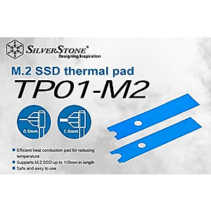 SilverStone SST-TP01-M2 - M.2 Thermal pad for M.2 SSD up to 110mm in length