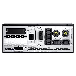 APC Network UPS, 3000VA Smart-UPS Sine Wave, Short Depth UPS with Extended Run Option, SMX3000HVT, Tower/4U Rack Convertible, Line-Interactive, 208V