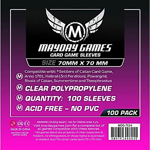 Mayday Games Small Square Card Sleeves