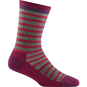 Darn Tough Women's Morgan Crew Lightweight Lifestyle Sock (Style 6039) - Boysenberry, Small