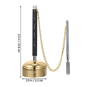 NOLITOY Tibetan Hand Bell Meditation Prayer Bells Buddhism Brass Bell Singing Scripture Implement Buddhist Supplies