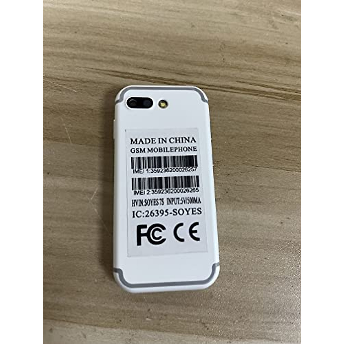 Hipipooo Super Small Mini Smartphone 3G Dual SIM Mobile Phone 1GB RAM 8GB ROM 5.0MP Quad Core Dual Standby Unlocked Small Phones Kids Phone Pocket 2.5 Inch Android Mini Cellphone (White)