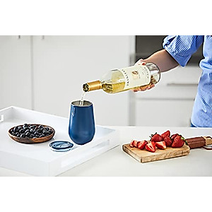 Rabbit Double Wall Stainless Steel Tumbler, 1 Count (Pack of 1), Navy