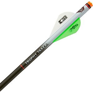 Trophy Taker Shrink Fletch - White Tube / 2 Neon Green & 1 White Blazer Vanes T2230 Multi One Size