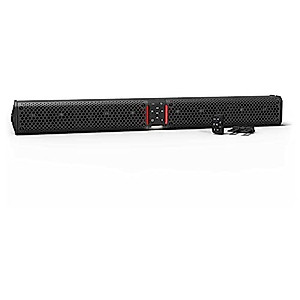 wet sounds Stealth XT 12 Speaker All-in-One Amplified Bluetooth Soundbar with Remote – Black (Renewed)
