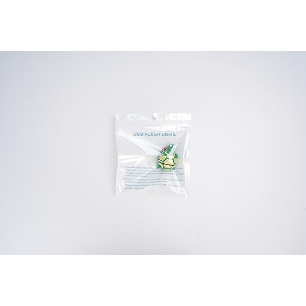 64GB USB Flash Drive Cute Turtle-Shaped, BorlterClamp Funny Memory Stick Cute USB 2.0 Drive Novelty Thumb Drive for External Data Storage, Green