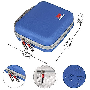 FBLFOBELI Hard Travel Storage Case for Nintendo 2DS Legend of Zelda Ocarina of Time 3D (Case Only) (Blue)