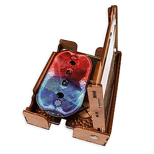 Smonex Wooden Character Box and Player Tray Compatible with Gloomhaven Board Game - Gaming Organization, Storage and Saving Game Results with Player Board – 4 pcs
