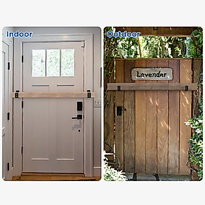 2 x 4 Door Barricade Brackets, SOCBAZZAR Heavy Duty Door Barricade Security Bar Holder U Bracket Fits 2 x 4 Lumber for Door Brace, Door Jammer, Tool Hanger - Carbon Steel, Black (2 Pack)