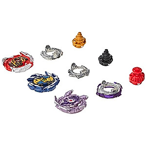 BEYBLADE Hasbro Burst Surge Speedstorm Thunder Threat 3-Pack - Kolossal Fafnir F6, Spear Dullahan D6, Brave Roktavor R6 Battling Game Top Toys