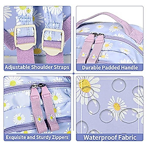 Fitmyfavo Backpack for Girls Elementary Middle School Bookbag Travel Daypacks for Teens Students Durable Laptop Bags