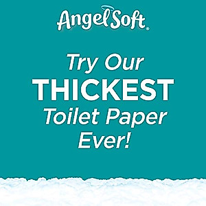 Angel Soft Toilet Paper, 6 Double Rolls, 6 = 12 Regular Bath Tissue Rolls