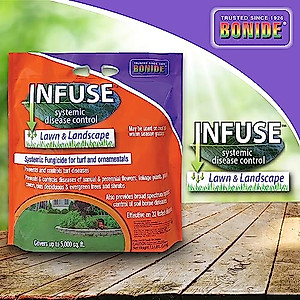 Bonide Infuse Lawn & Landscape Systemic Disease Control, 7.5 lb. Ready-to-Use Granules, Fungicide for Turf & Ornamentals